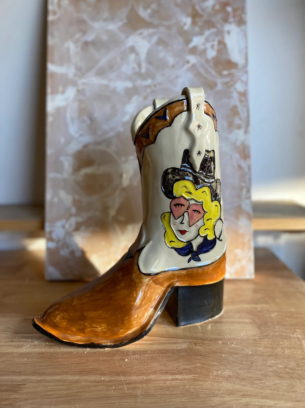 Cowboy Boot (Brown) – Danny D's Mud Shop