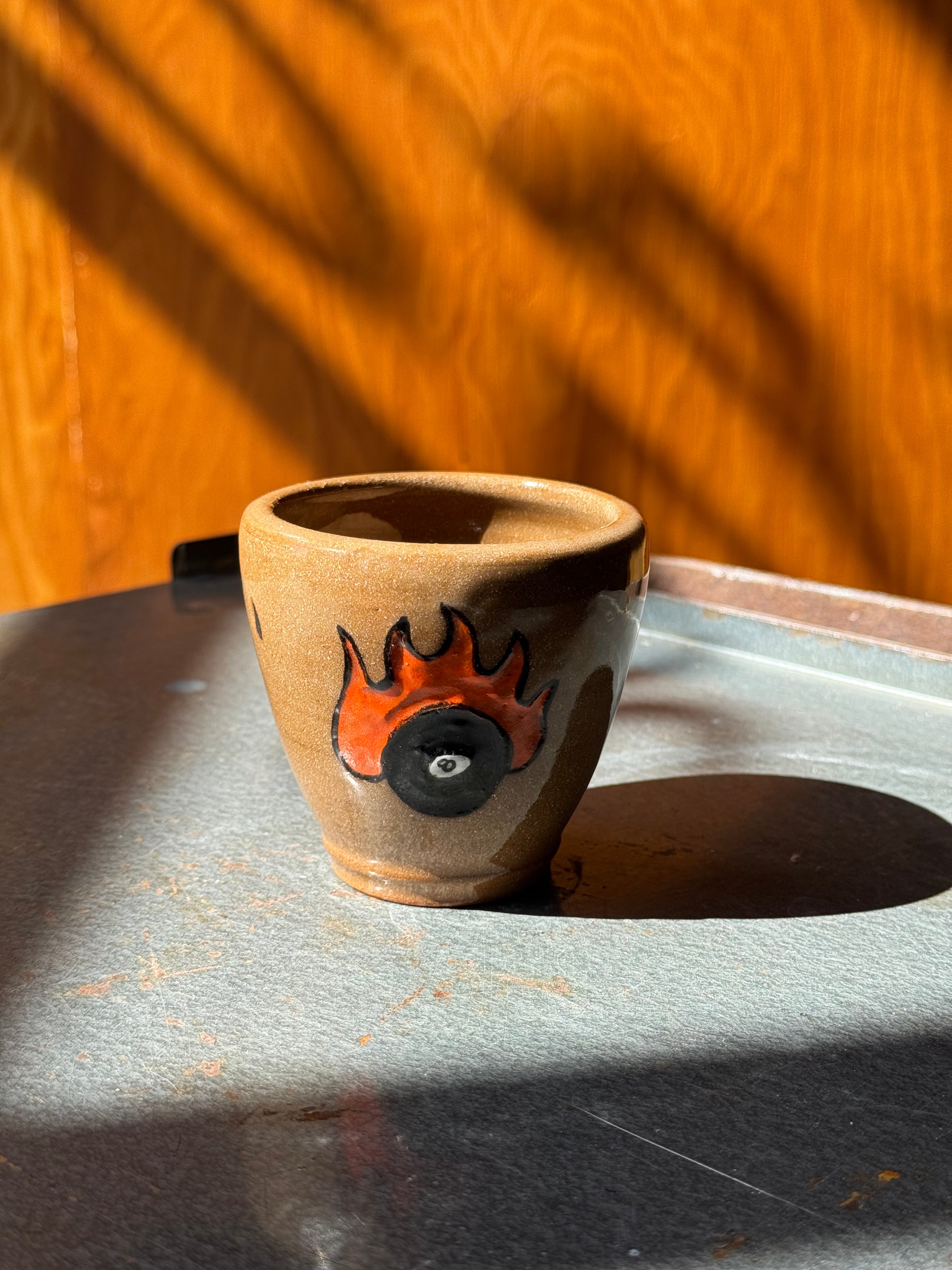 8 Ball Espresso Cup – Danny D's Mud Shop